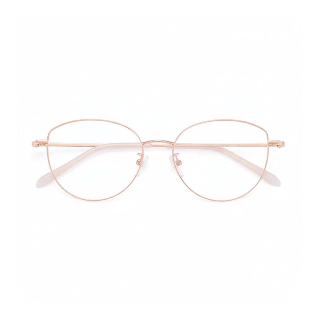 Metal Cat Eye Prescription Glasses - Ultra Light Optical Frames – EYE LEUX